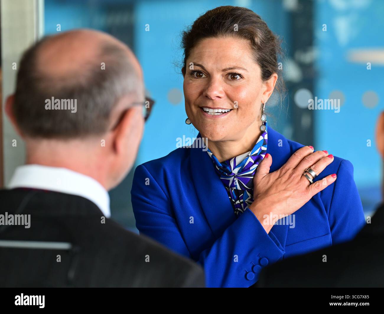 Crown Princess Victoria arrives at the Stockholm Water Prize lecture at ...