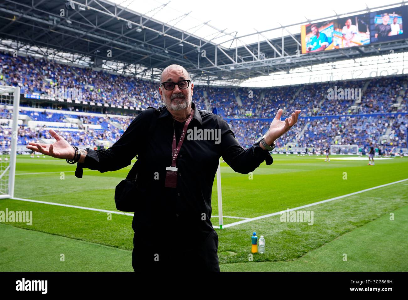 Architect of the Hill Dickinson Stadium, Dan Meis, during the Premier ...