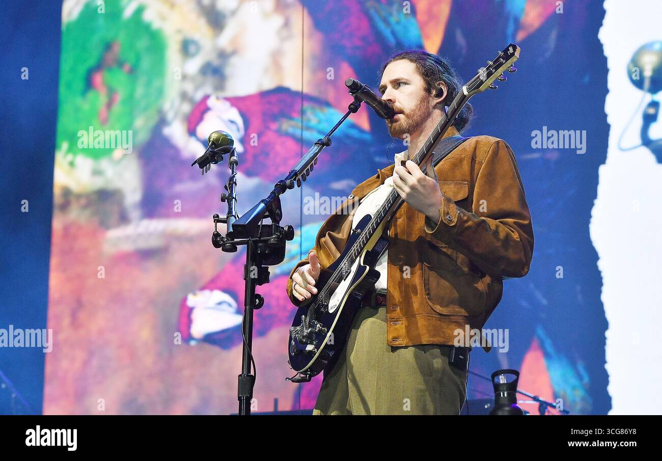 Hozier performs during the Outside Lands music festival at the Golden ...