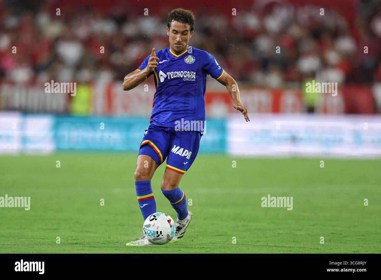 Luis Milla of Getafe CF during the La Liga EA Sports match between ...