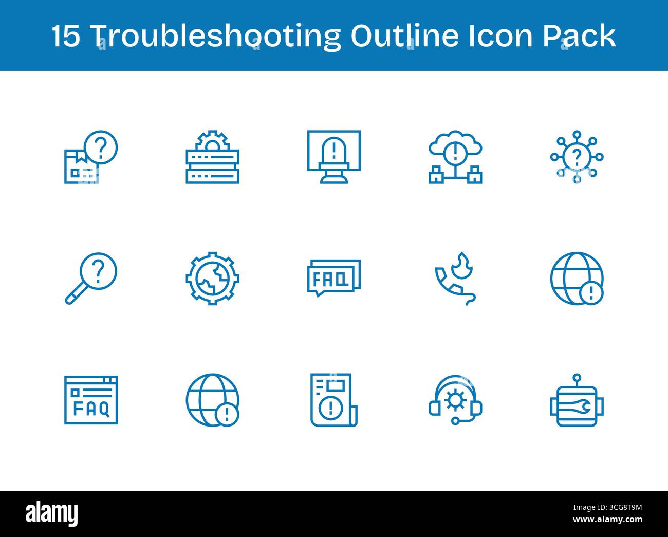 Curated pack of 15 vector icons in Outline design, centered around ...