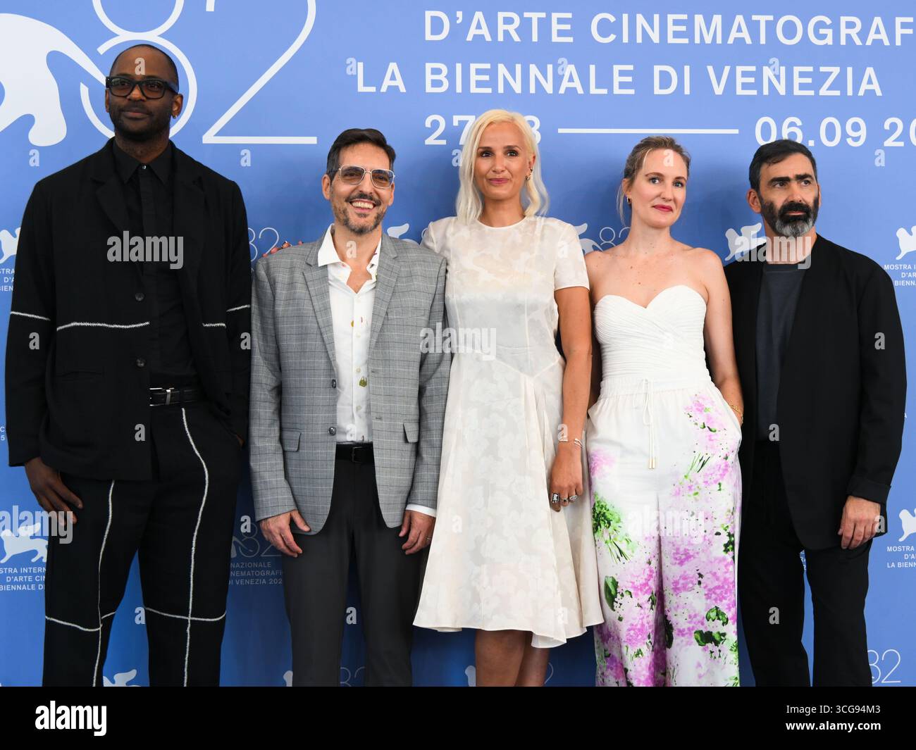 Venice, Italy. 27th Aug, 2025. Day 1, Orizzonti Jury Photocall ...