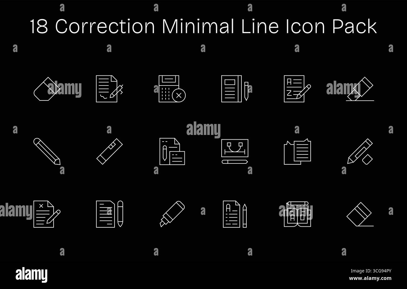 Correct mistakes in data Stock Vector Images - Alamy