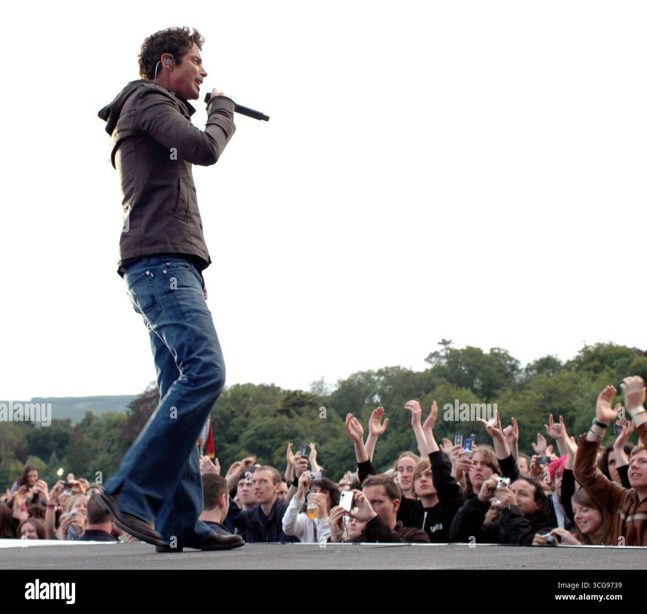 Chris Cornell performing live at Marley Park in Dublin, Ireland - 26 ...