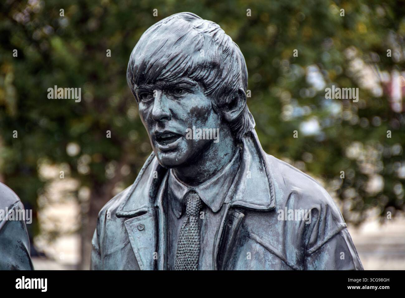 George Harrison of The Beatles Statue ,by sculptor Andy Edwards, statue ...
