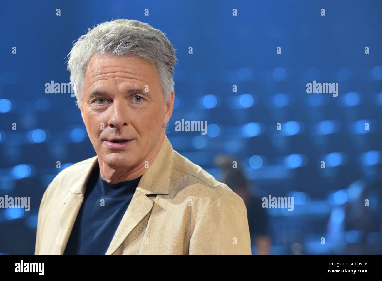 27 August 2025, Bavaria, Grünwald: Jörg Pilawa takes part in the press event for the Sat.1 ...