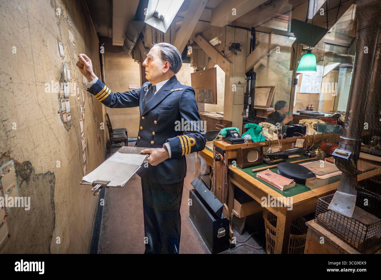 Churchill War Rooms museum, London, UK Stock Photo - Alamy