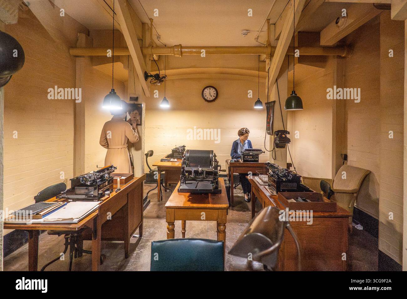 Churchill War Rooms museum, London, UK Stock Photo - Alamy
