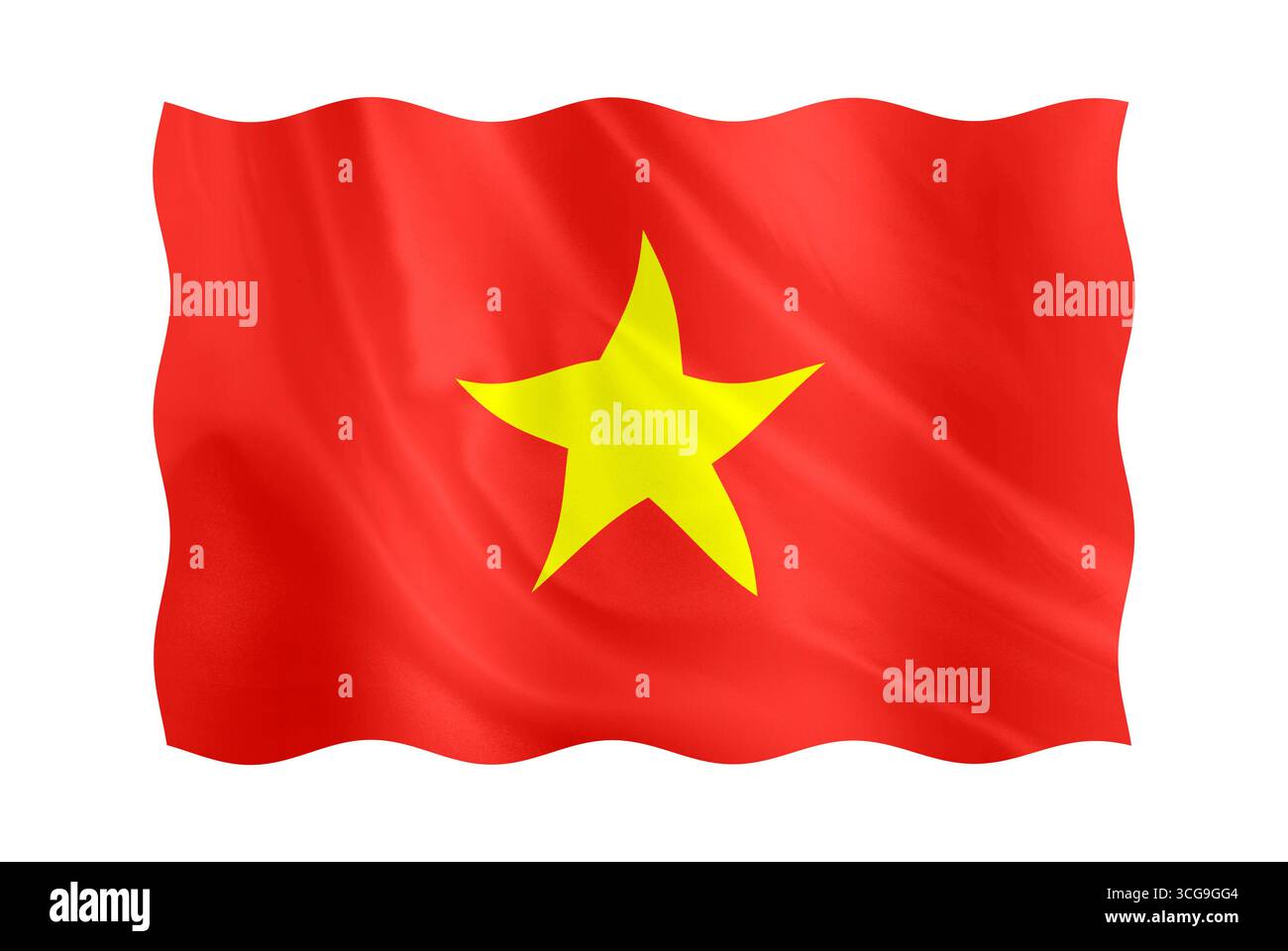 Digital composite. Flag of Vietnam. 2nd of September is Vietnamese ...