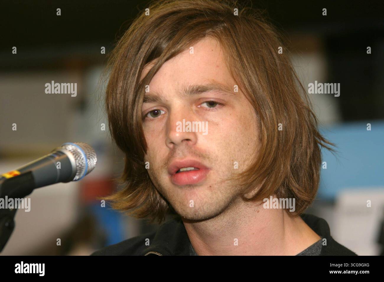 The Nine Black Alps performing live at an HMV in-store gig in ...