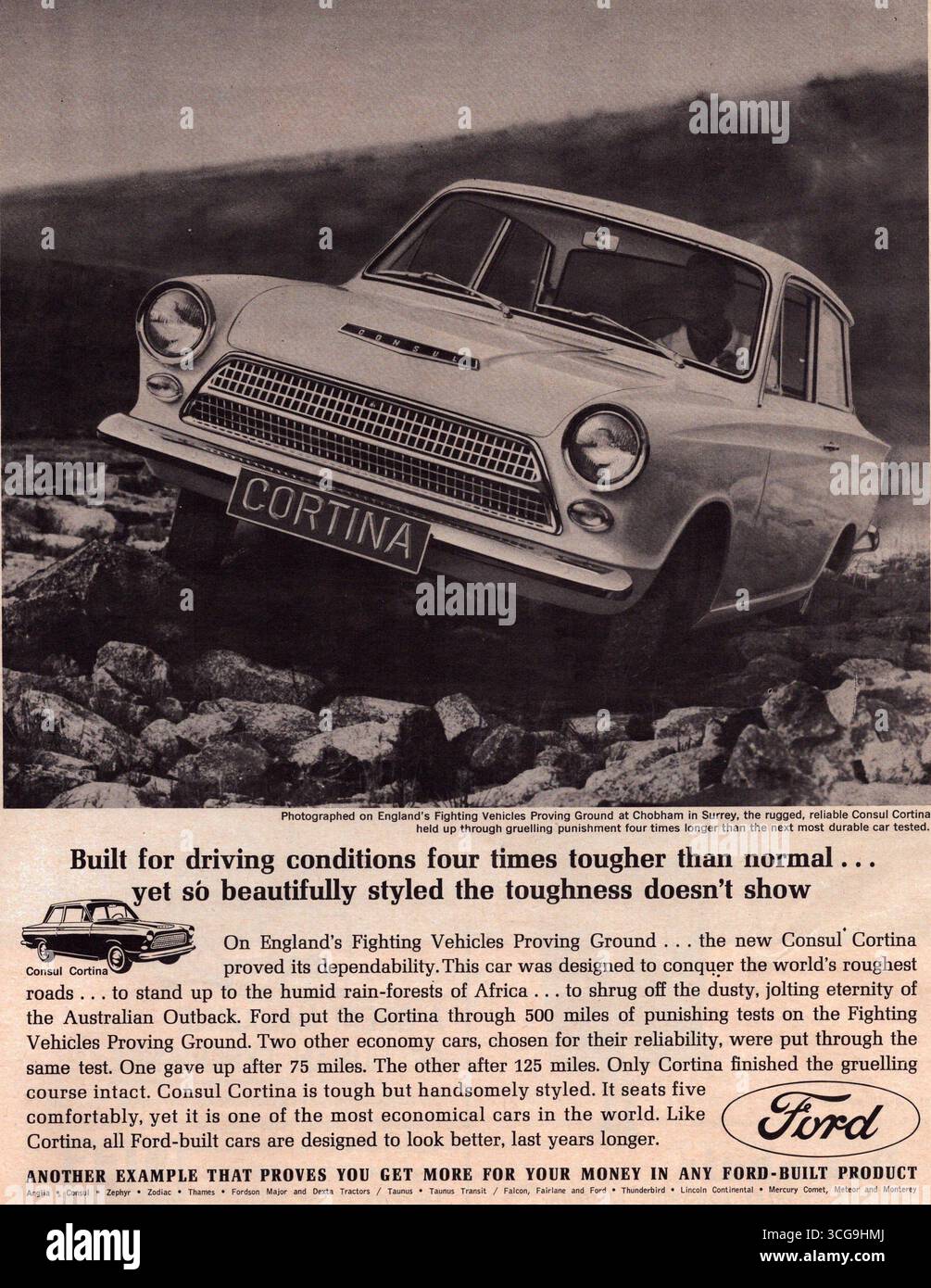 Ford 1960s advertisement hi-res stock photography and images - Alamy