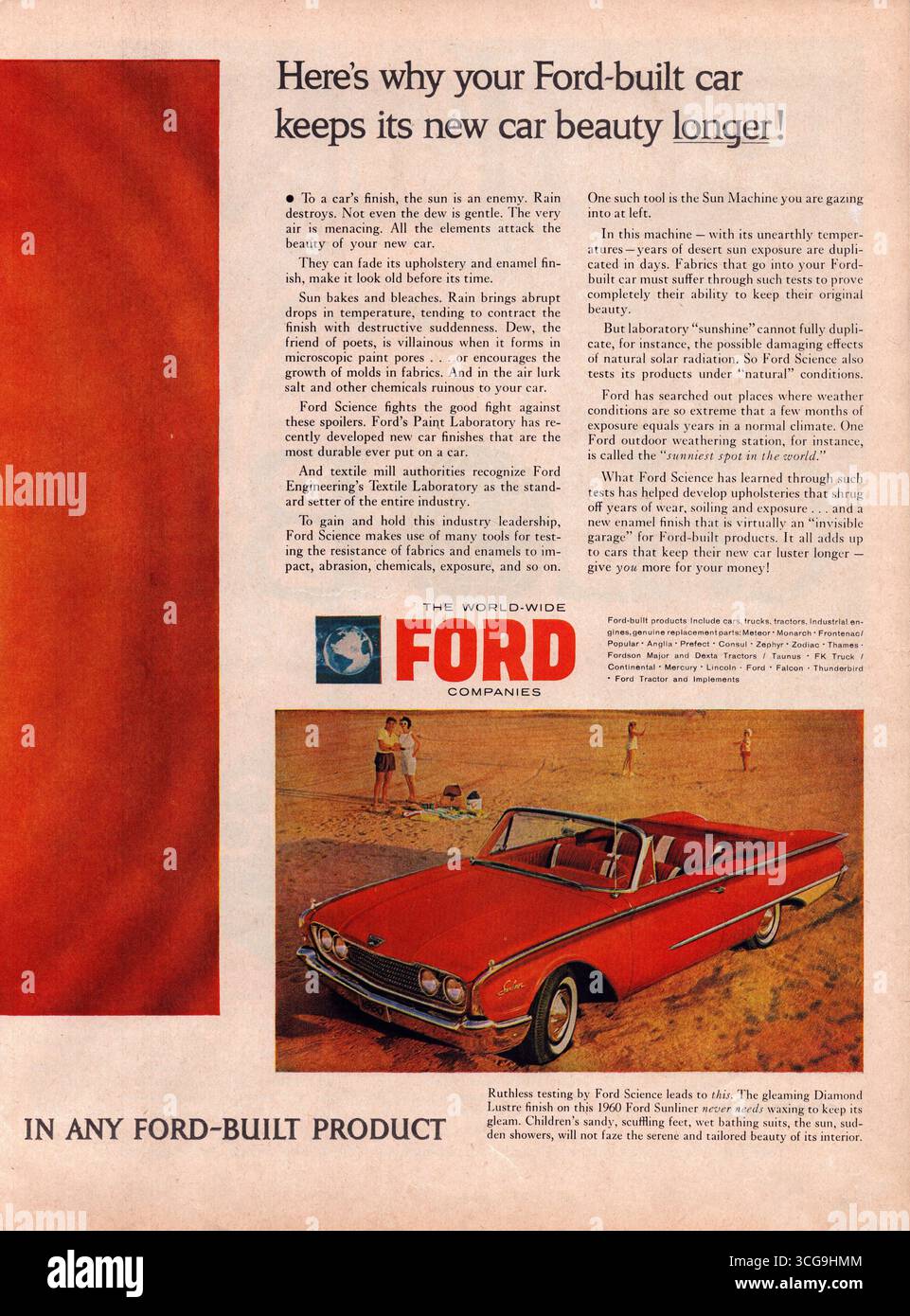 Ford 1960s advertisement hi-res stock photography and images - Alamy