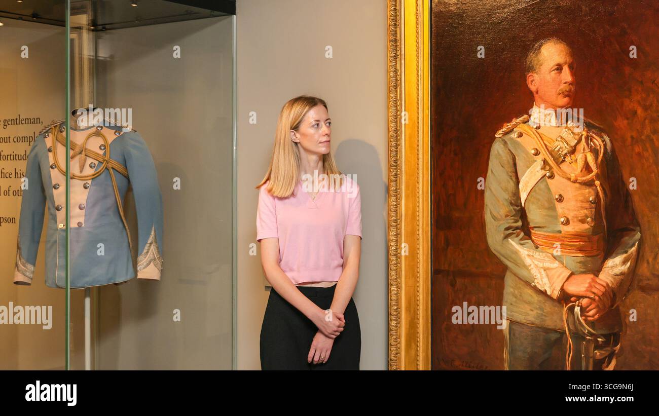 London, UK. 27th Aug, 2025. Museum Staff with 'Lieutenant-Colonel Afred ...