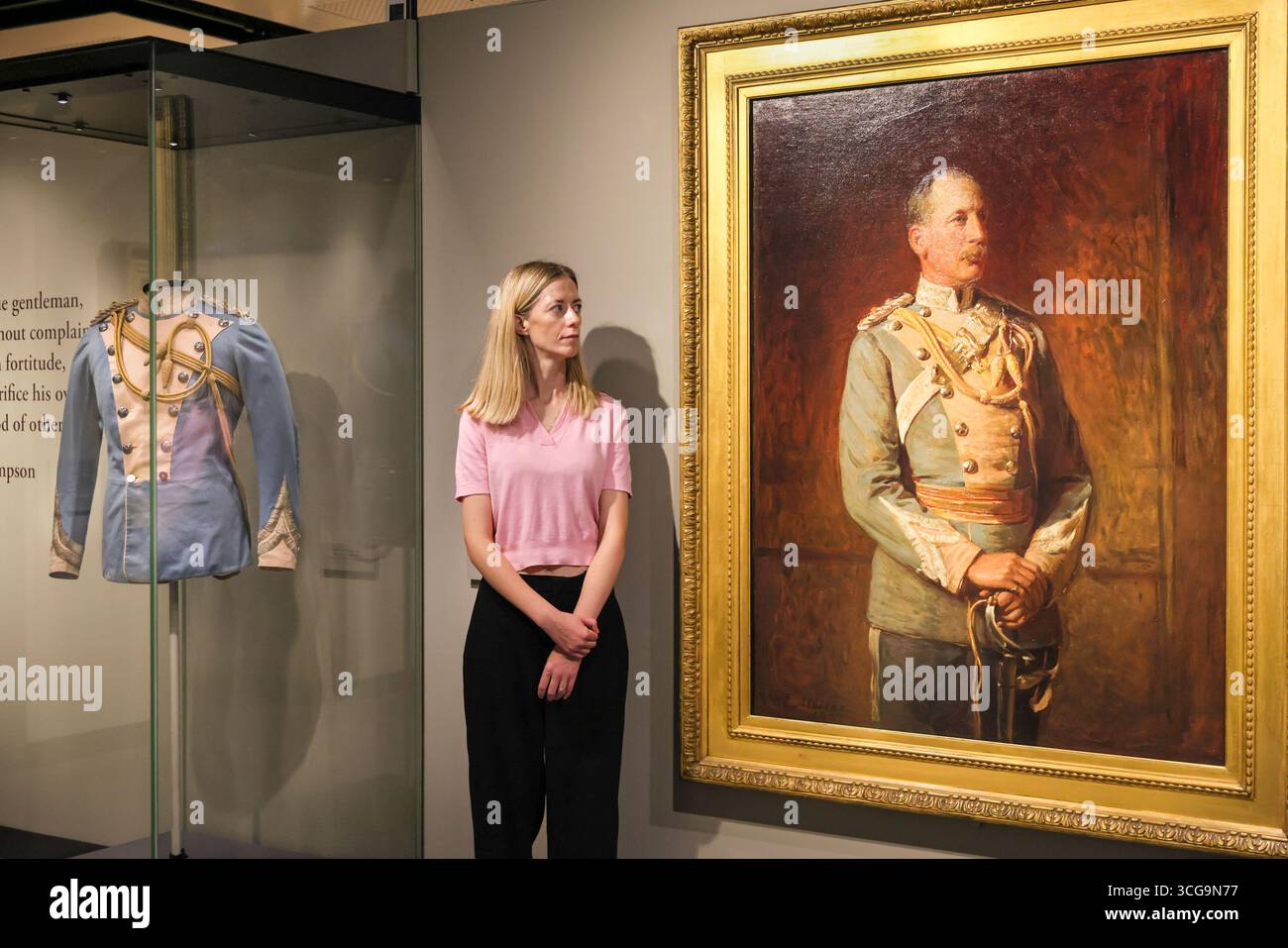 London, UK. 27th Aug, 2025. Museum Staff with 'Lieutenant-Colonel Afred ...