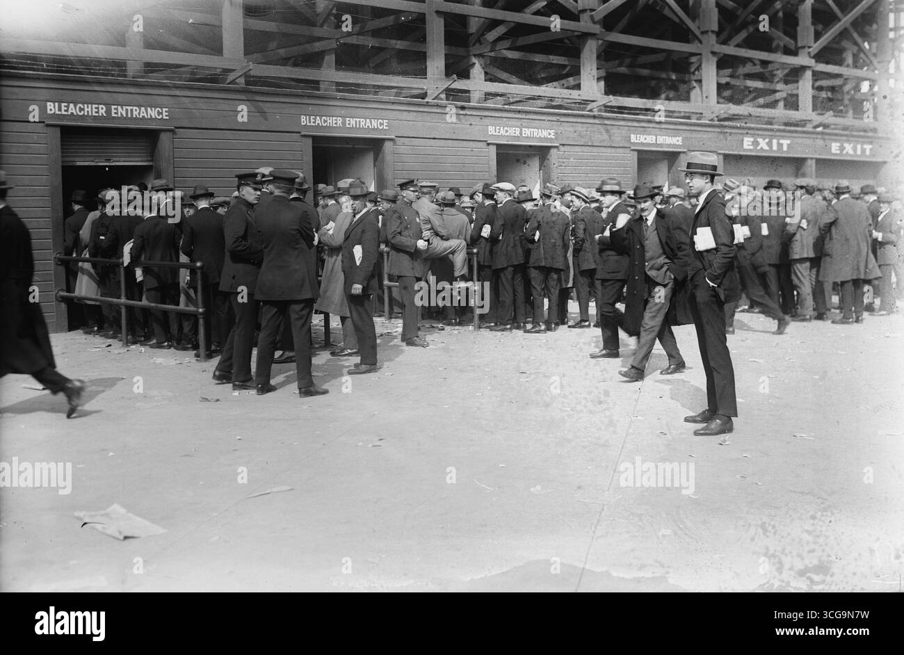 Bleacher Entrance at Yankee Stadium, New York 1923 World Series - Babe ...