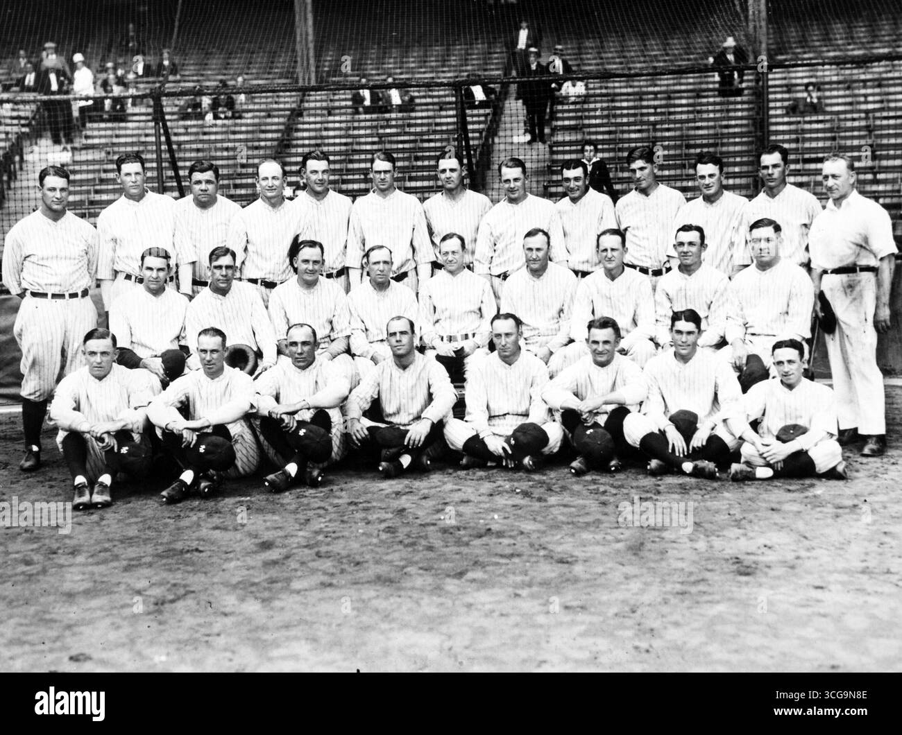 New York Yankees Team Photo, including Lou Gehrig and Babe Ruth, no ...