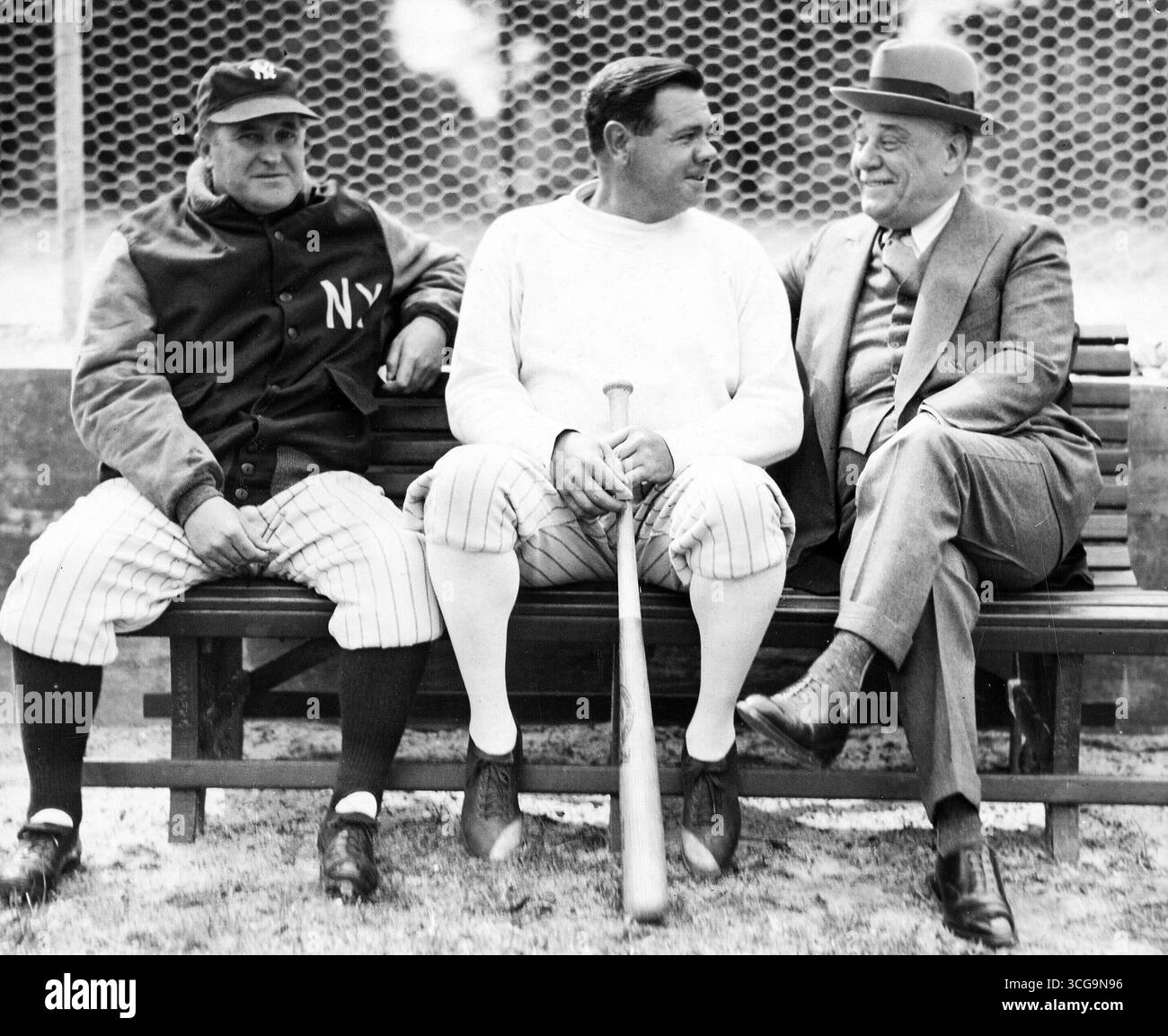 Vintage Baseball – Joe McCarthy, Babe Ruth and Jacob Ruppert 1932 ...