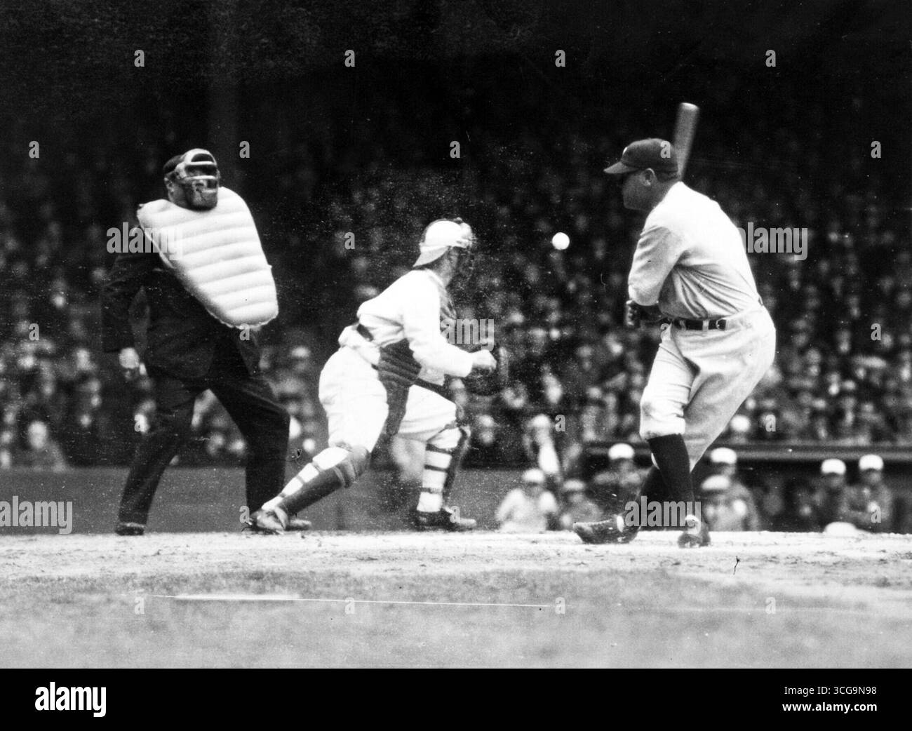 Vintage Baseball – New York Yankees Babe Ruth misses first strike ...