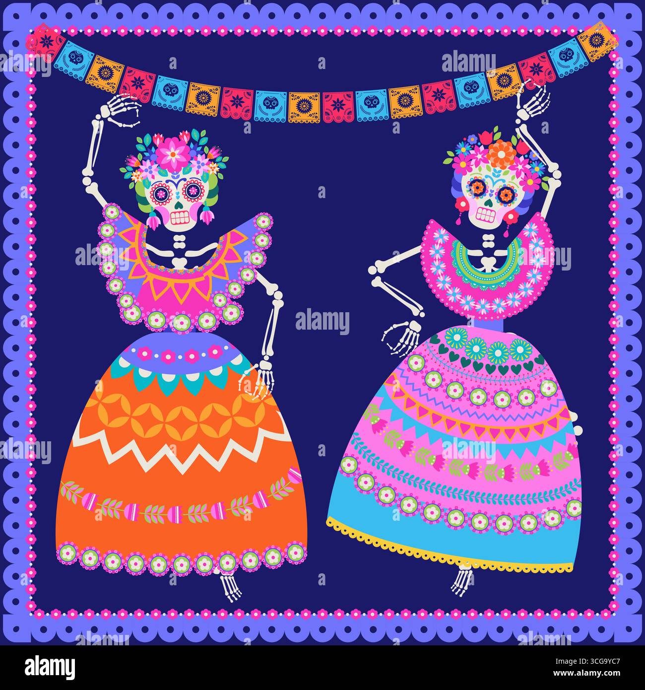 Traditional dance folklore in Stock Vector Images - Alamy