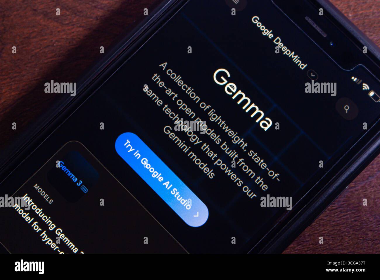 Mexico City, MEXICO - Aug 26 2025 : Close-up of a smartphone screen displaying the Google ...