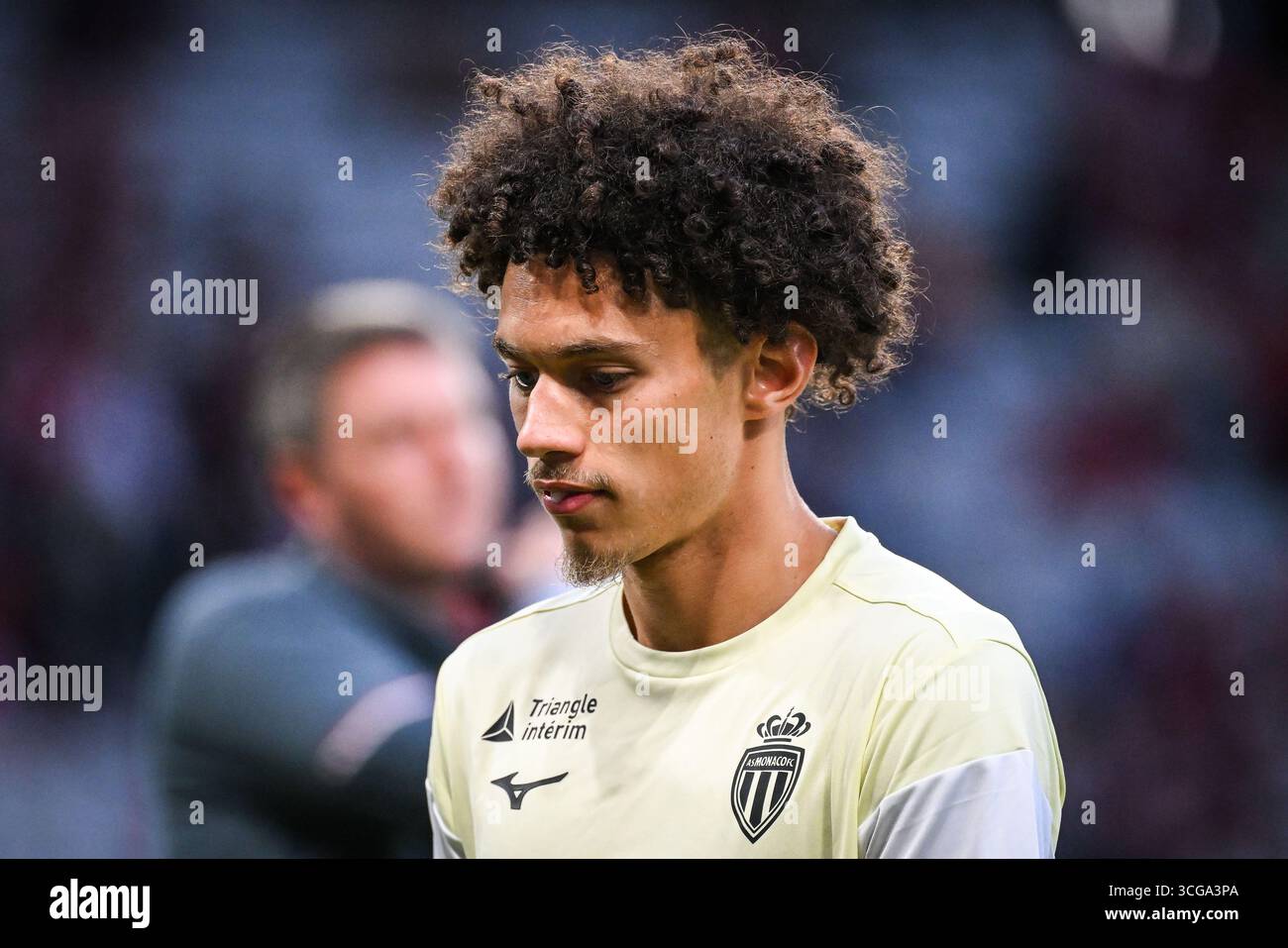 Maghnes AKLIOUCHE of Monaco during the French championship Ligue 1 ...
