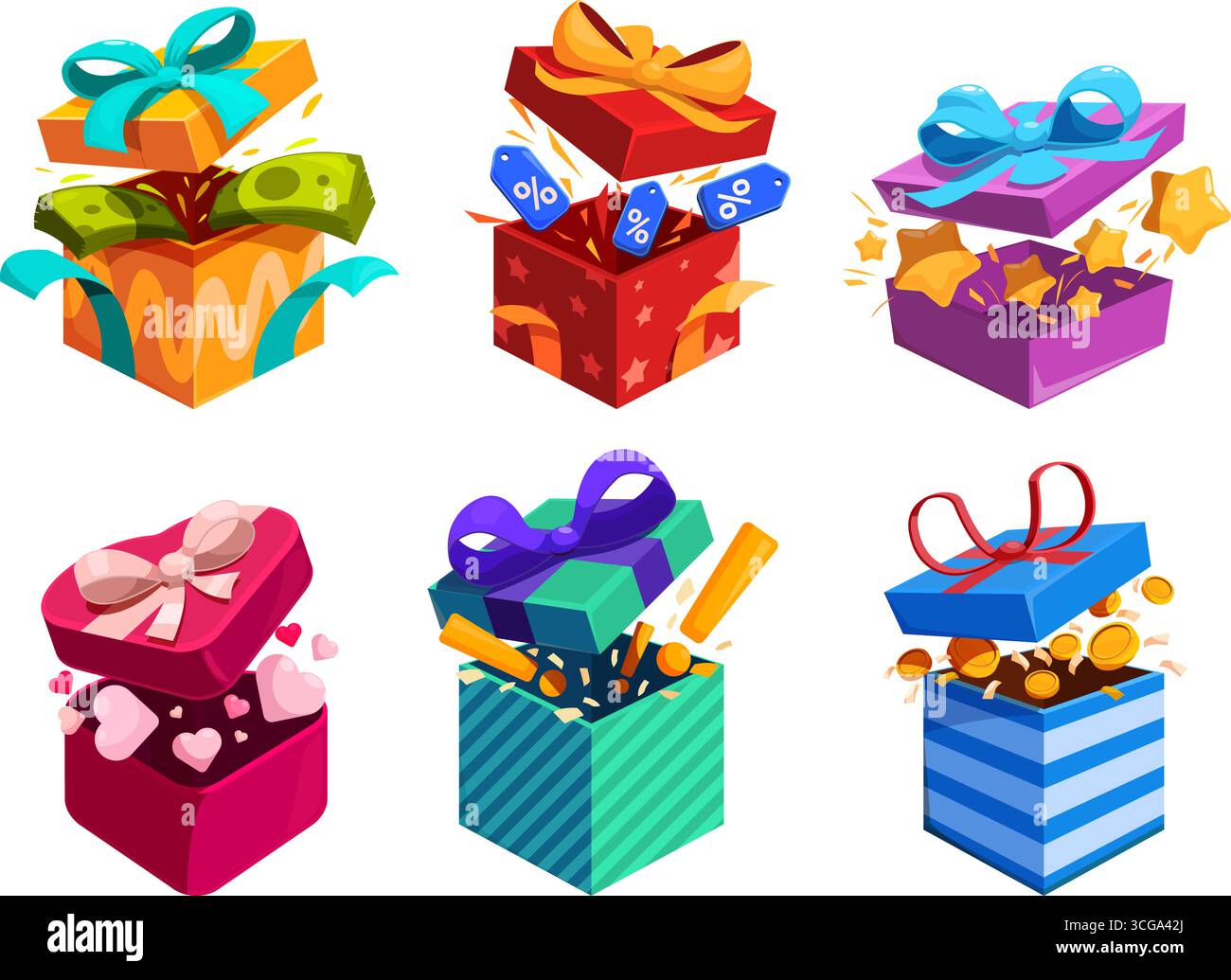 Gift wrapped money Stock Vector Images - Alamy