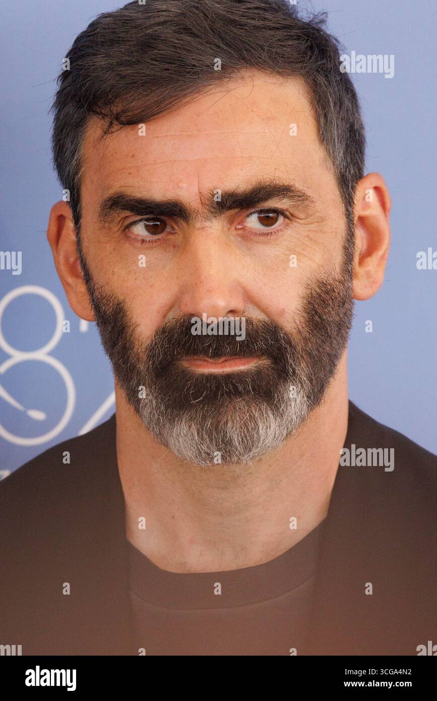Orizzonti Jury member Yuri Ancarani attends the opening photocall ...