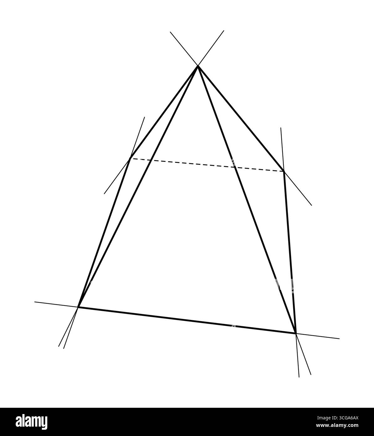 Vector illustration lines intersecting Cut Out Stock Images & Pictures ...