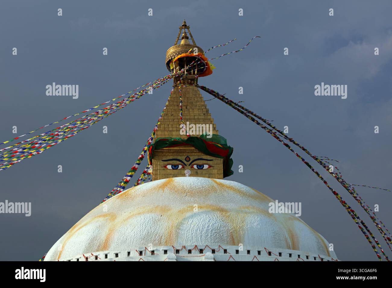 Boudhanath - The Great Stupa in Kathmandu, Nepal Stock Photo - Alamy