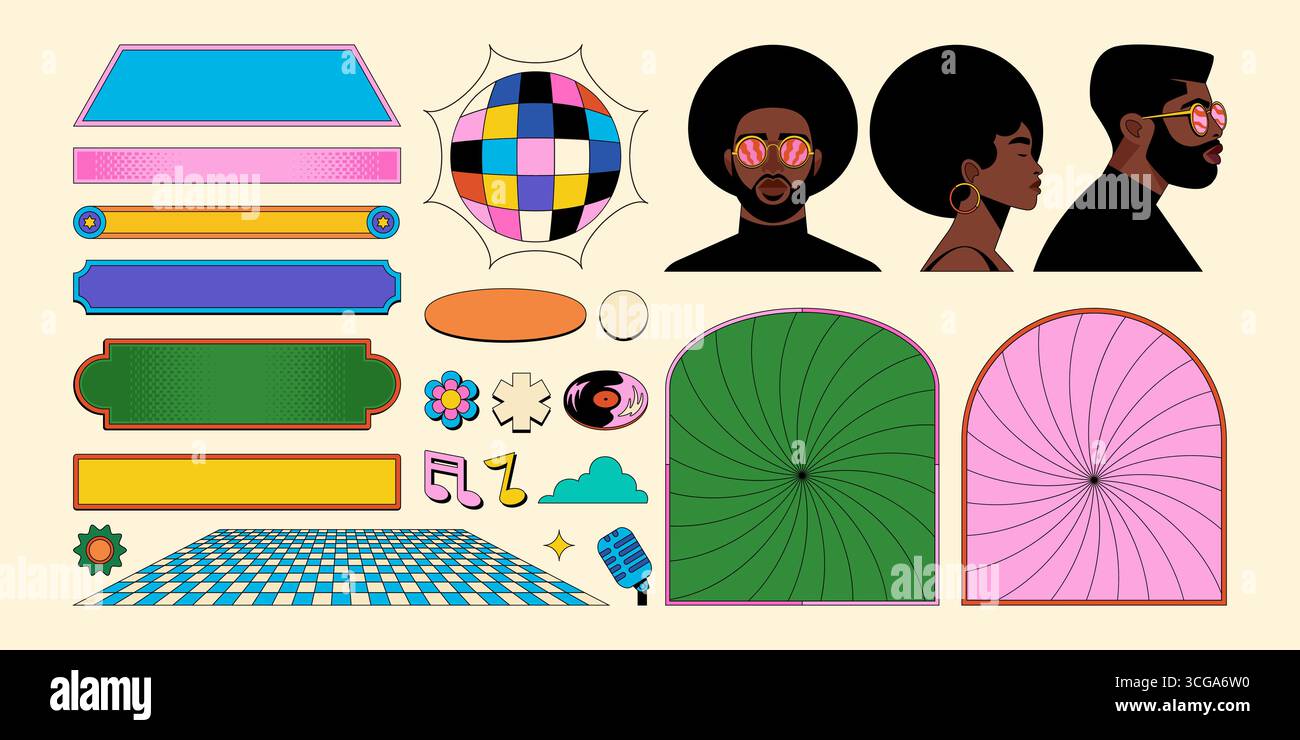 Artistic Retro Original Designs with a Groovy and Funky Vibe Collection ...