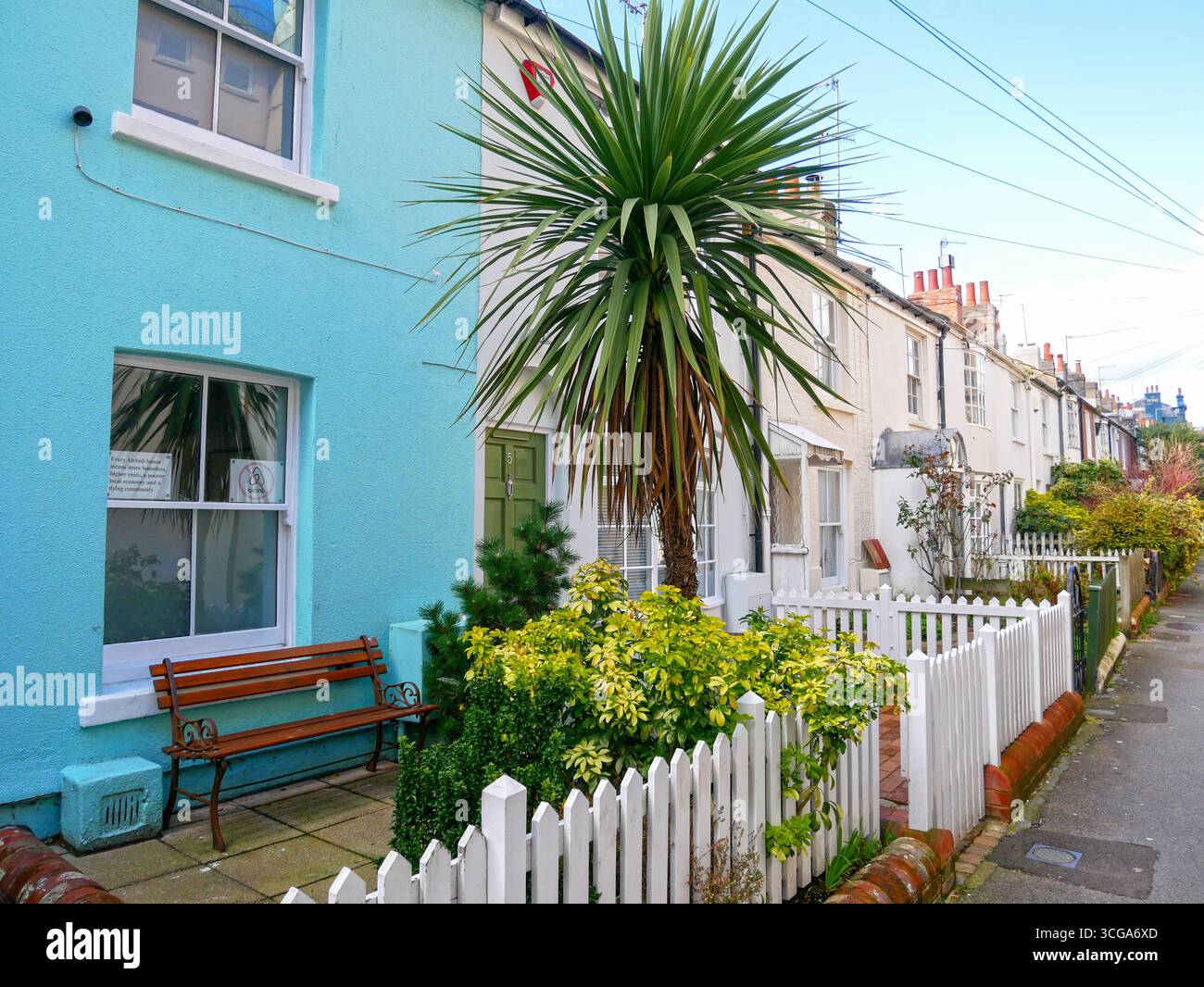 Two storey cottages in Frederick Gardens, Brighton, England were built ...