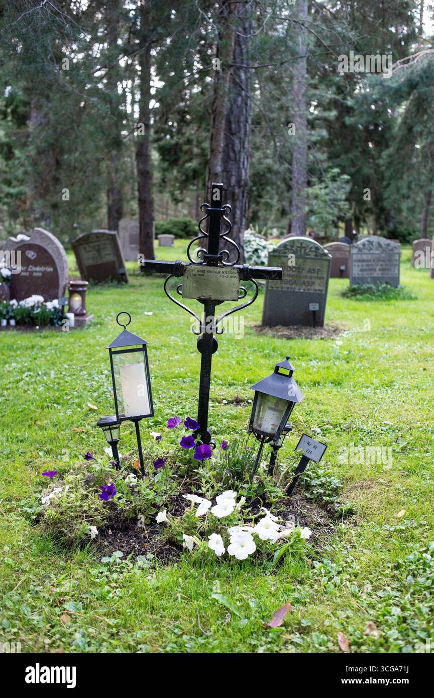View of the Skogskyrkogarden Cemetery from 1915, declared a World ...