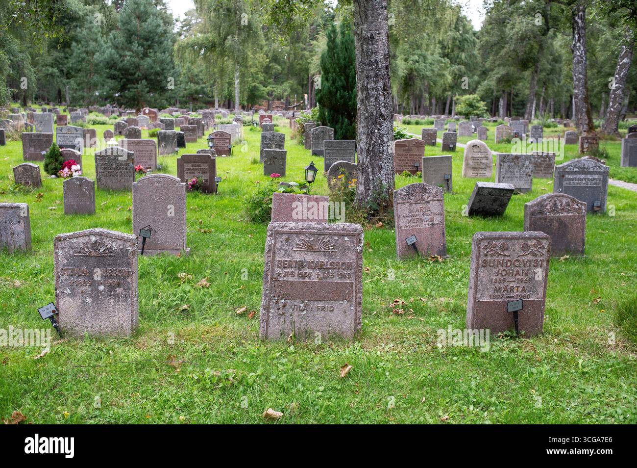 View of the Skogskyrkogarden Cemetery from 1915, declared a World ...