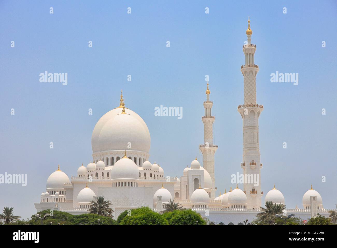 Scheich Zayid Moschee in Abu Dhabi, VAE *** Sheikh Zayid Mosque in Abu ...