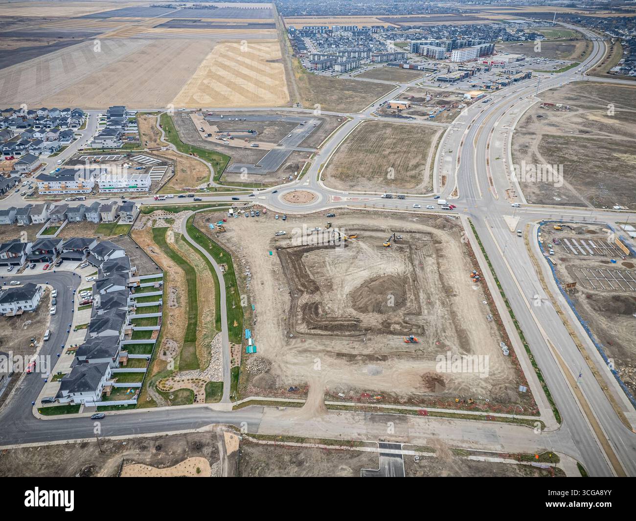 Aerial view of Aspen Ridge which is a residential neighbourhood located ...