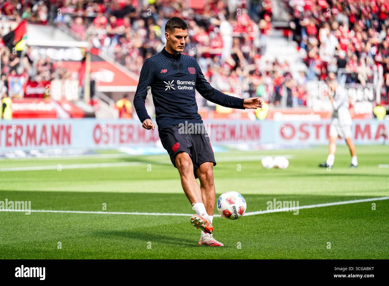 LEVERKUSEN, GERMANY - AUGUST 23: Patrik Schick of Bayer 04 Leverkusen ...