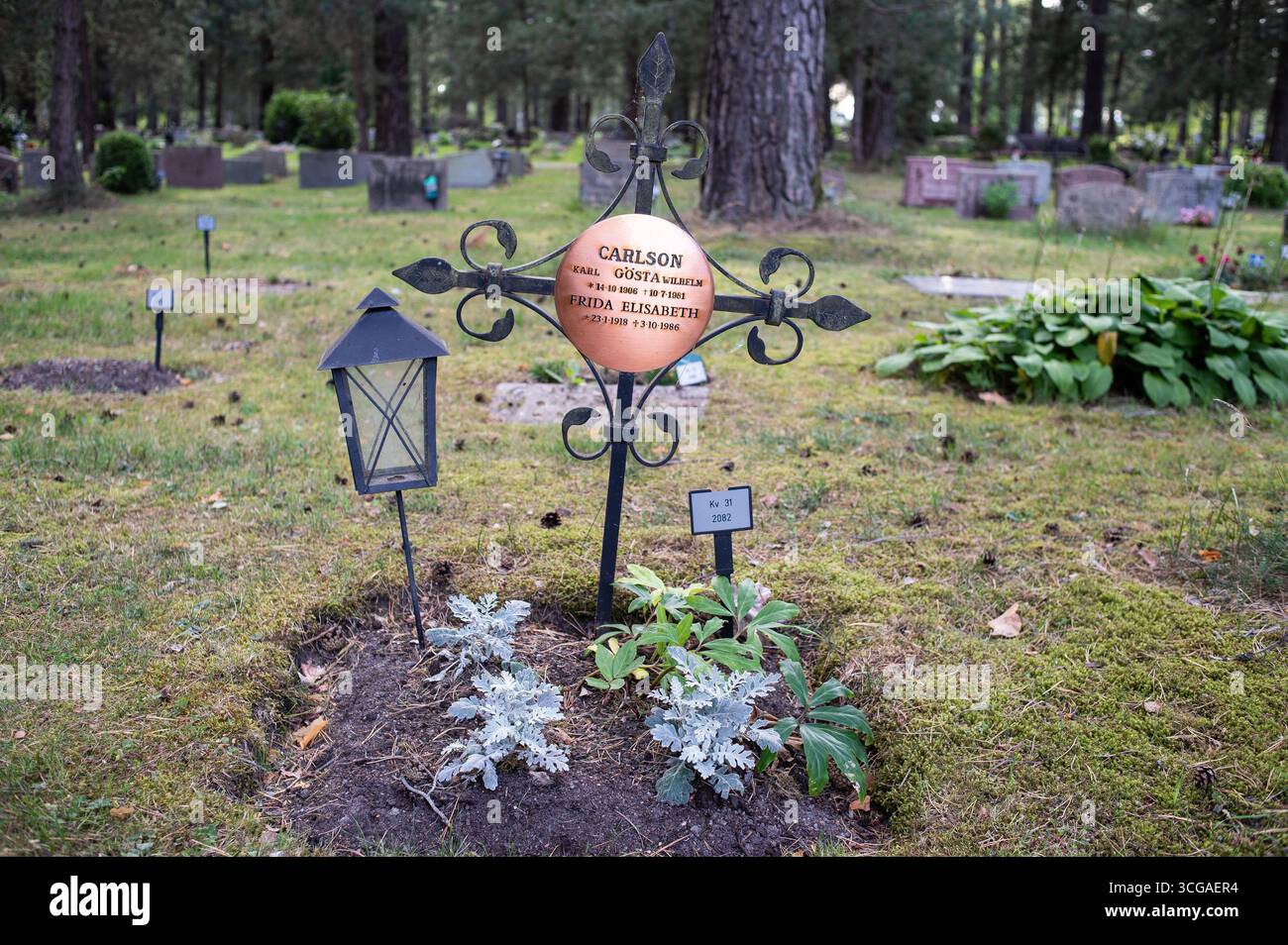 View of the Skogskyrkogarden Cemetery from 1915, declared a World ...
