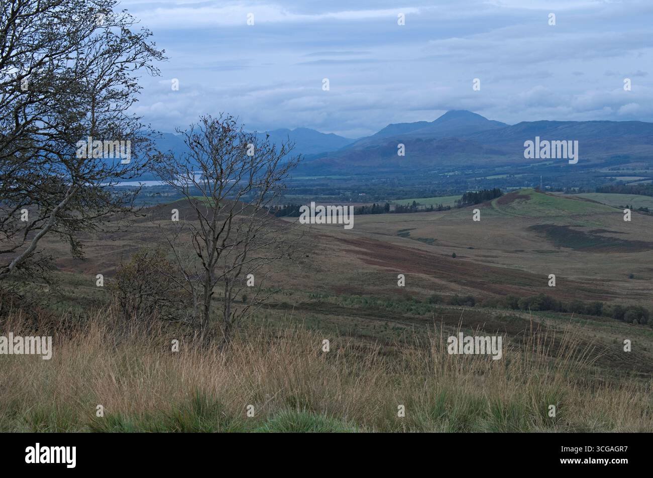Ben Lomond from the hillside above Queen's View, a viewpoint on the ...