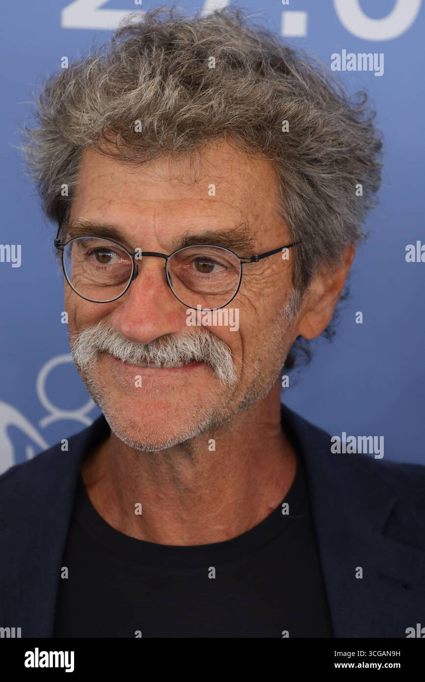 VENICE, ITALY - AUGUST 27: Silvio Soldini at the opening photocall ...