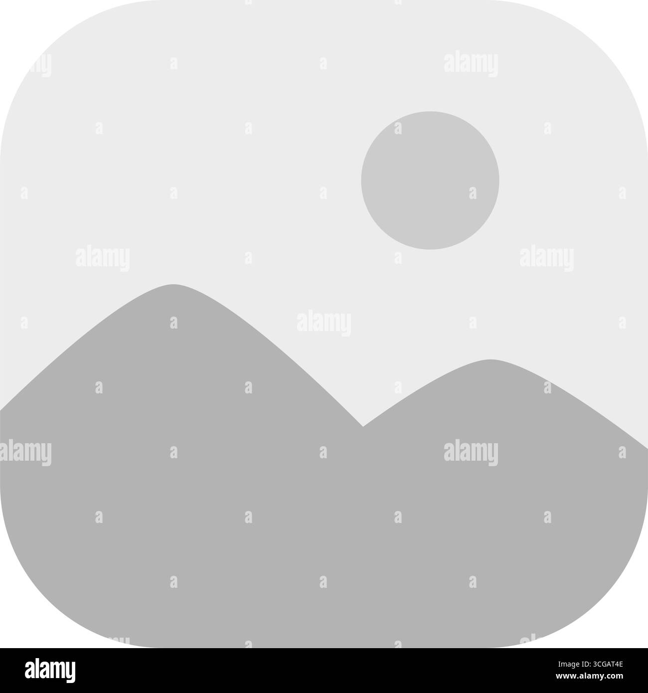 Placeholder icon monochrome simple Stock Vector Images - Alamy
