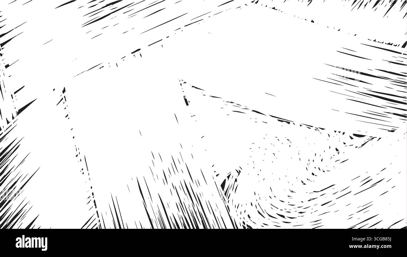 Abstract vector texture of irregular scratchy lines spreading out like ...