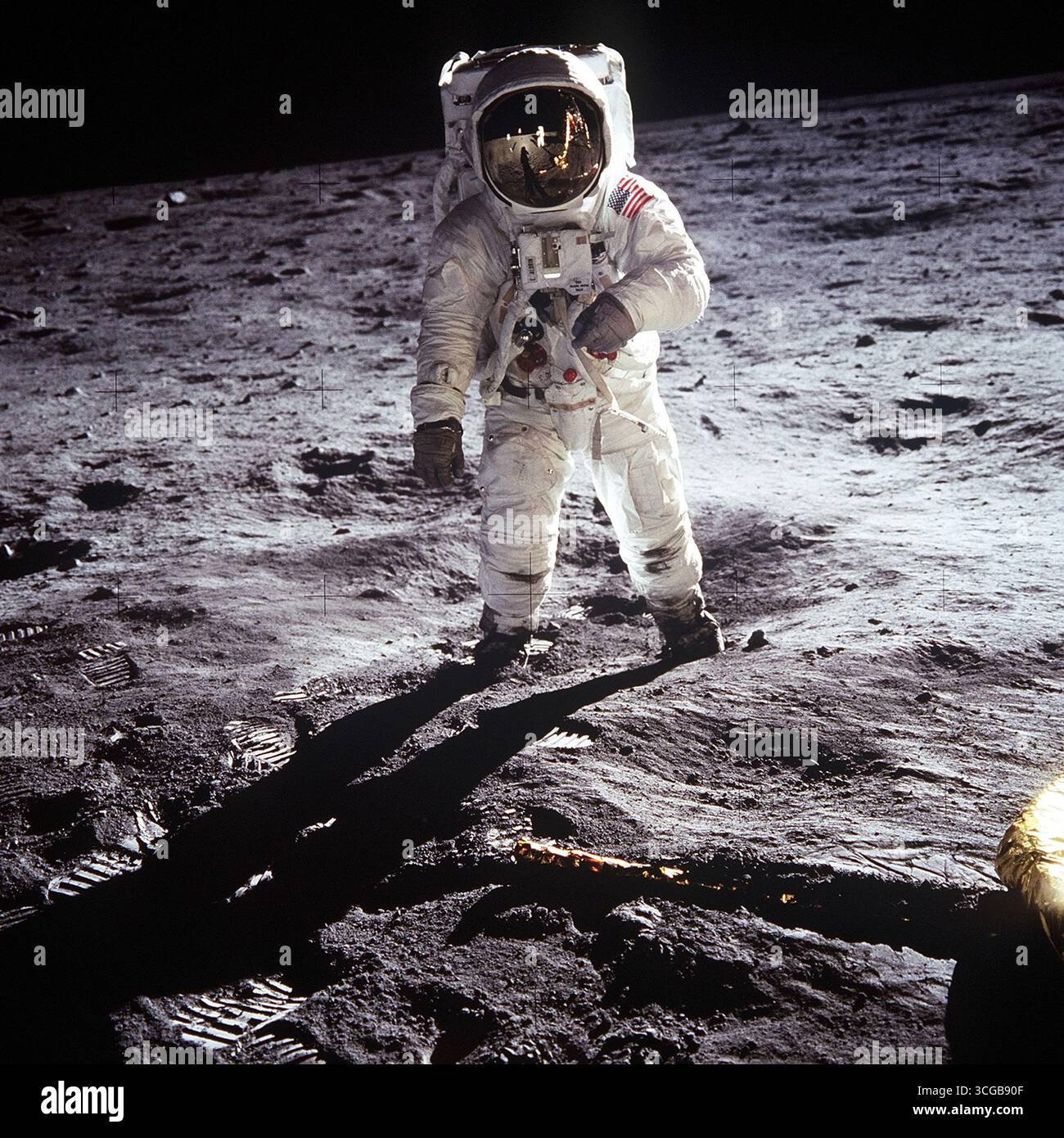 Astronaut Buzz Aldrin, lunar module pilot of the first lunar landing ...