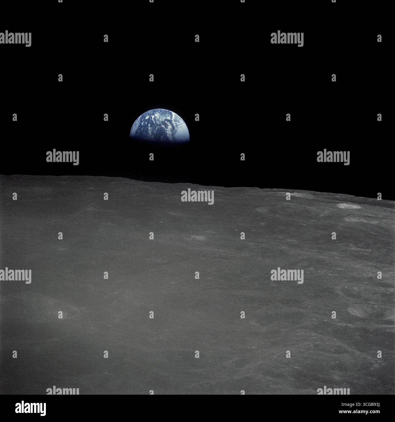 The Apollo 16 crew captured this Earthrise with a handheld Hasselblad ...