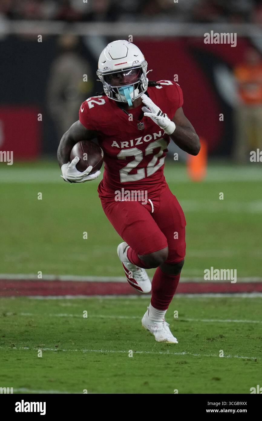 Arizona Cardinals running back Michael Carter (22) runs the ball during ...