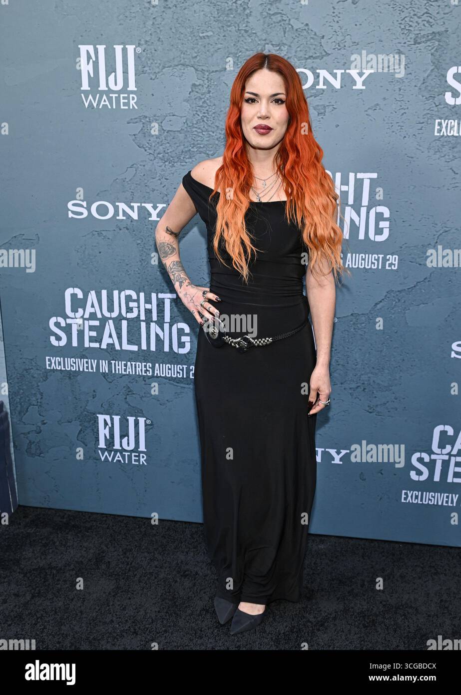 Luanna Perez attends the premiere of "Caught Stealing" at Regal Union ...
