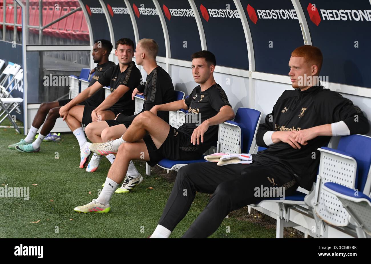 Malmo FF soccer players attend their training session prior to the ...