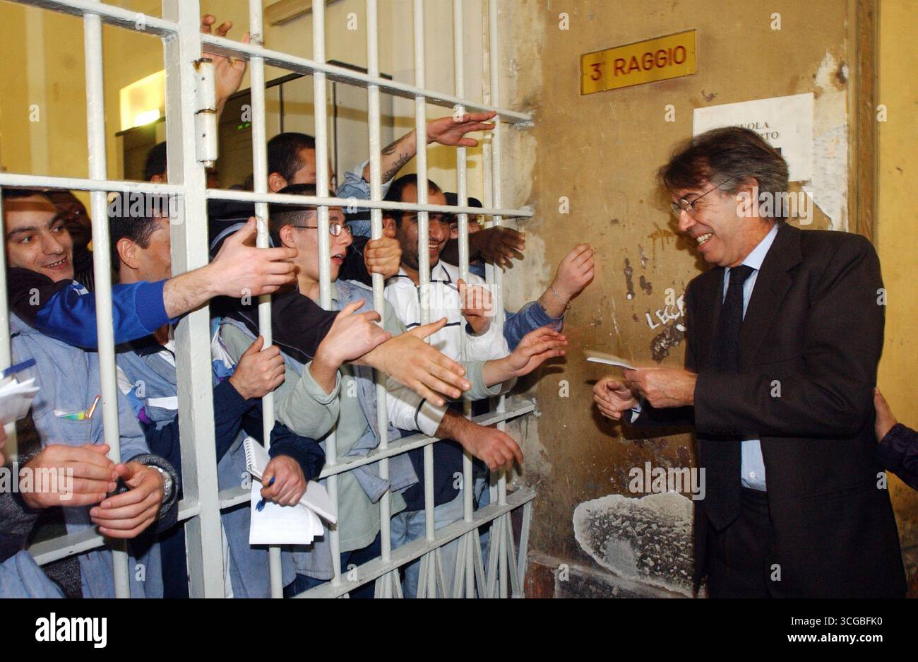 MILAN - INAUGURATION OF NEW FOOTBALL FIELD AT SAN VITTORE PRISON ...