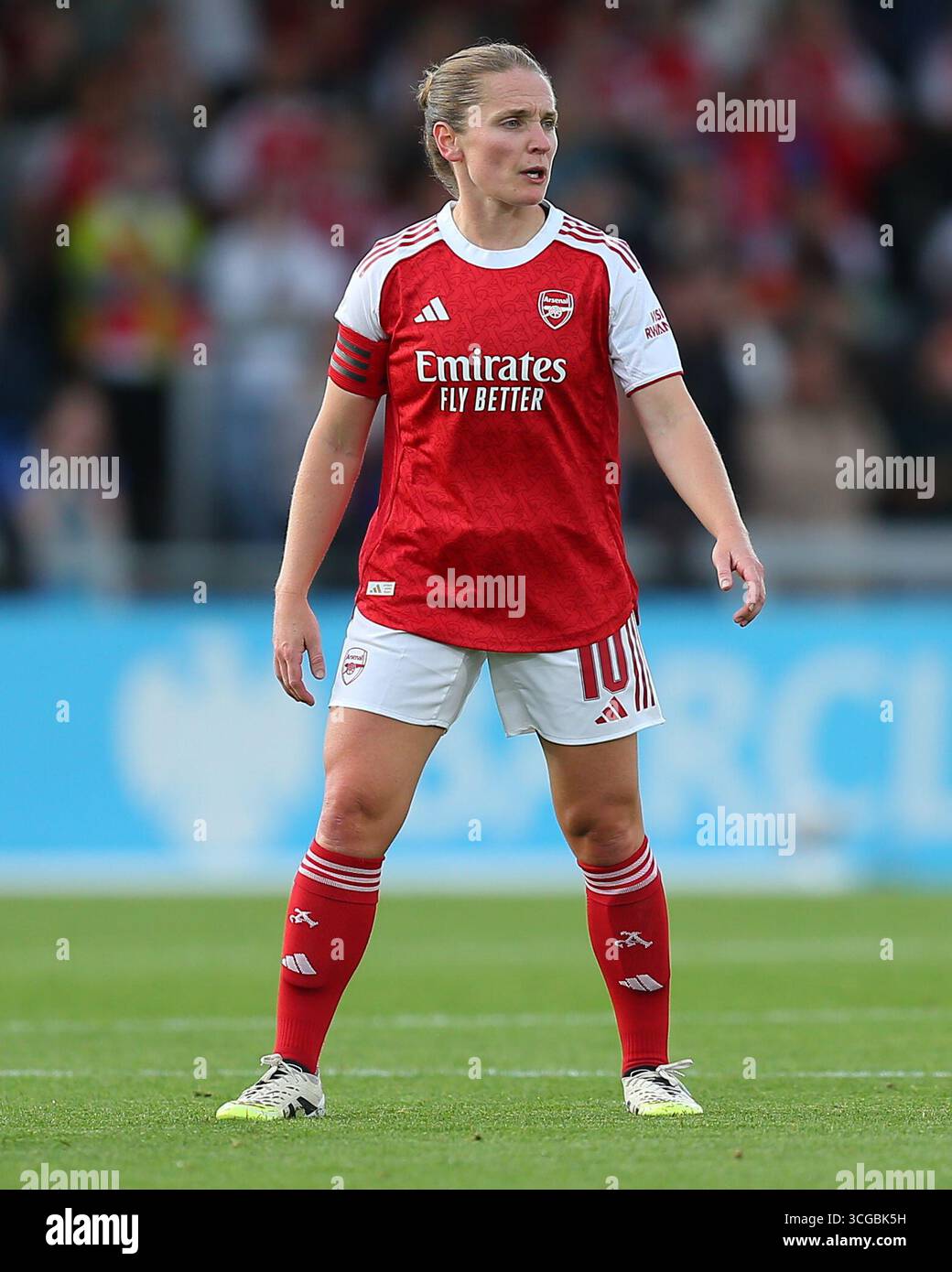 Borehamwood, England, August 27 2025: Kim Little (10 Arsenal) during ...