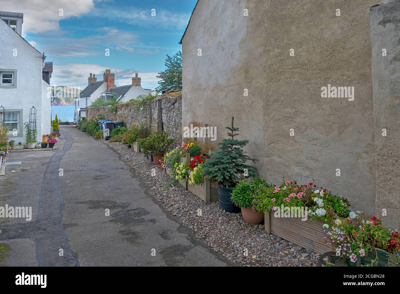 Cromarty Ross and Cromarty Scotland Little Vennel Street a street of ...