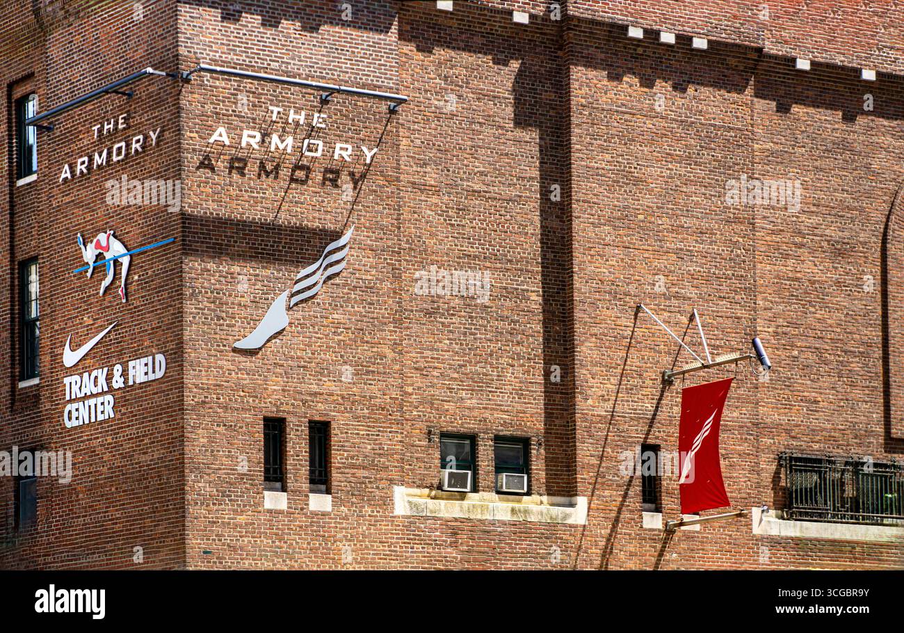 Nike Track and Field Center, The Armory, building exterior, 216 Fort ...